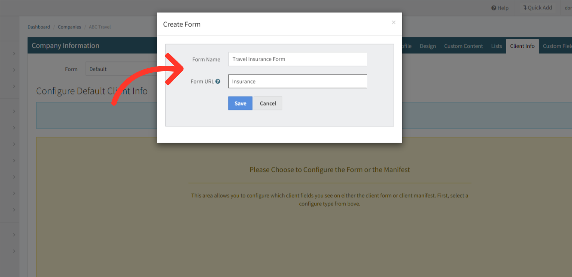 How to Create a Custom Traveler Form