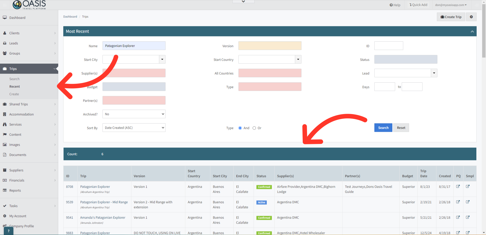 How to copy and clone trip trips to a lead booking