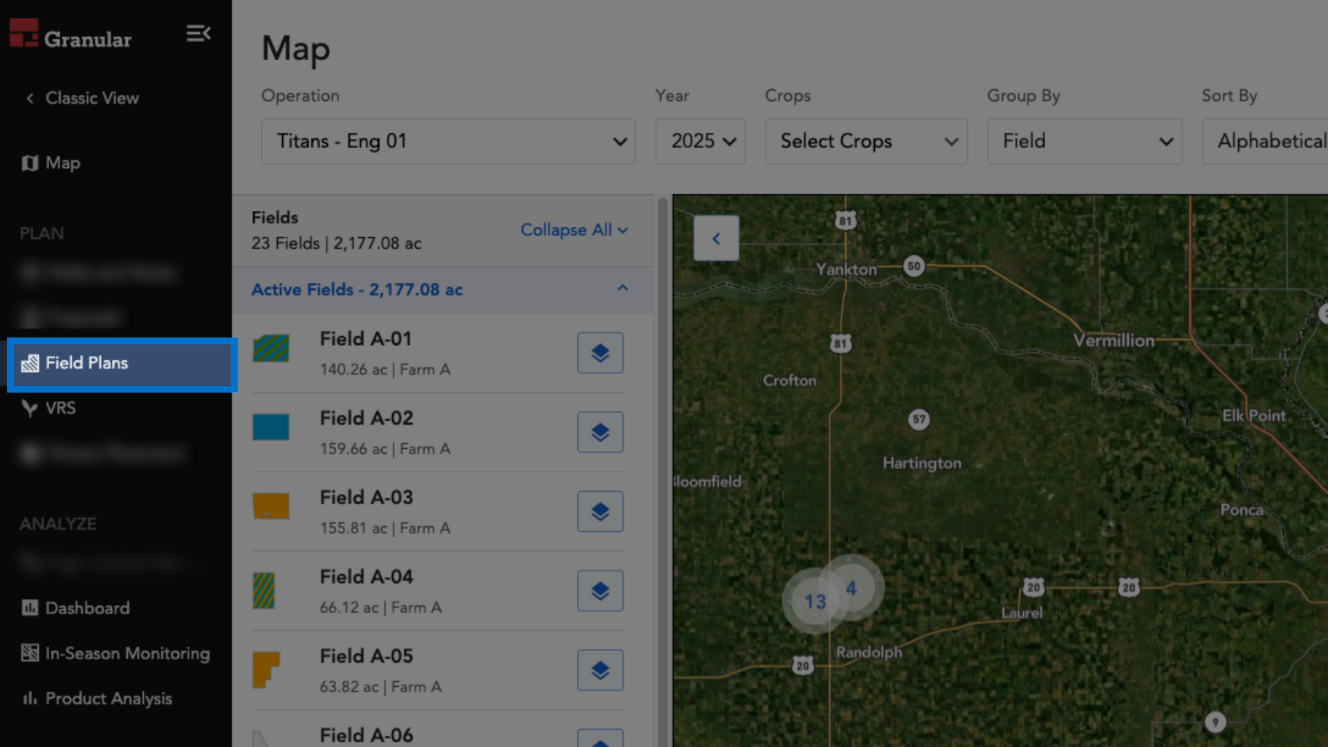 Field Planning – Granular Insights