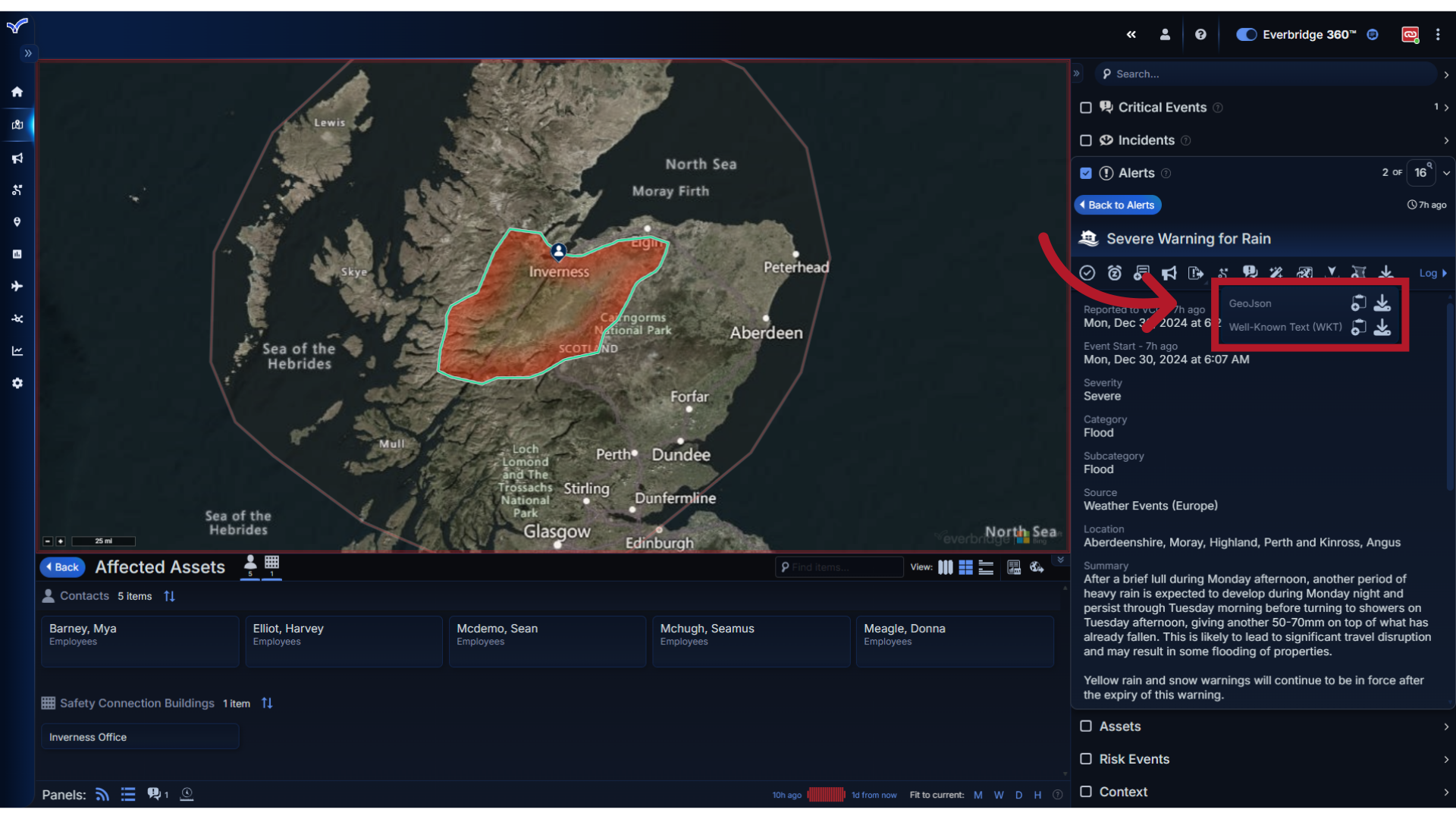 VCC: Alert Actions in Visual Command Center – Everbridge