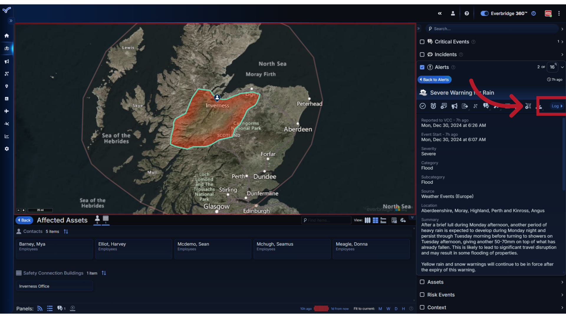 VCC: Alert Actions in Visual Command Center – Everbridge