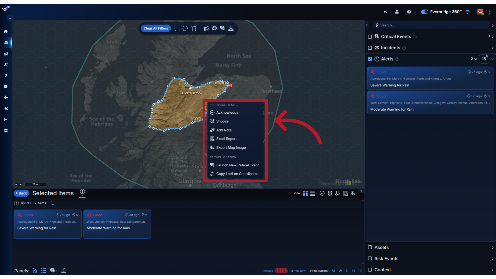 VCC: Alert Actions in Visual Command Center – Everbridge