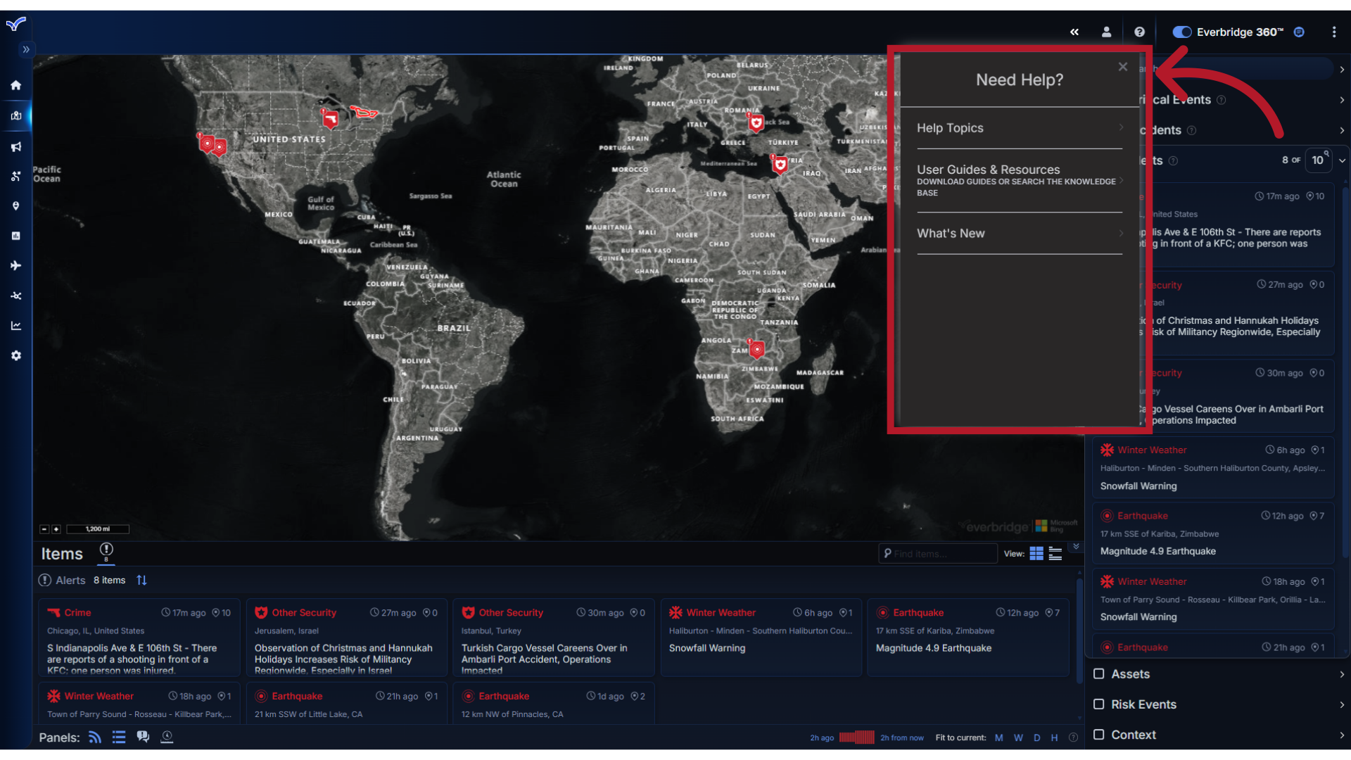 VCC: Alert Actions in Visual Command Center – Everbridge