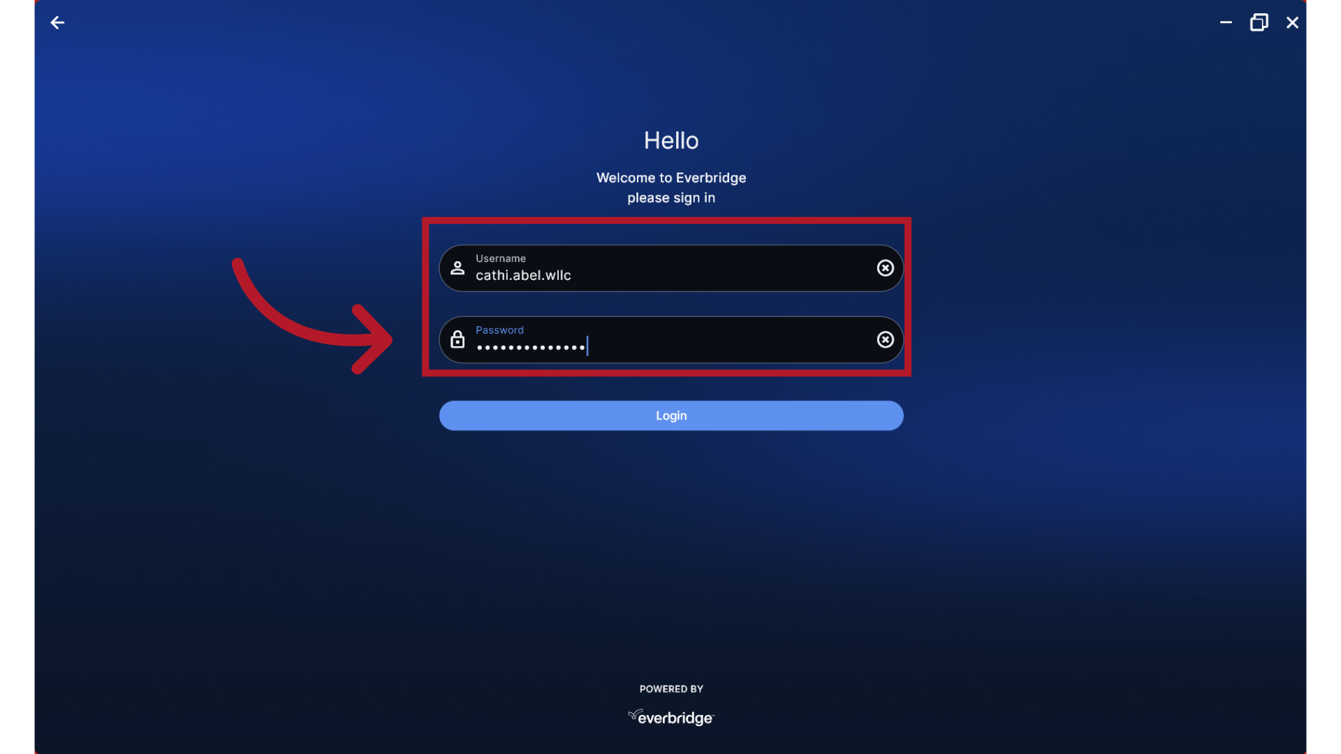 360™ Desktop Logging Into The Eb 360™ Desktop App Everbridge