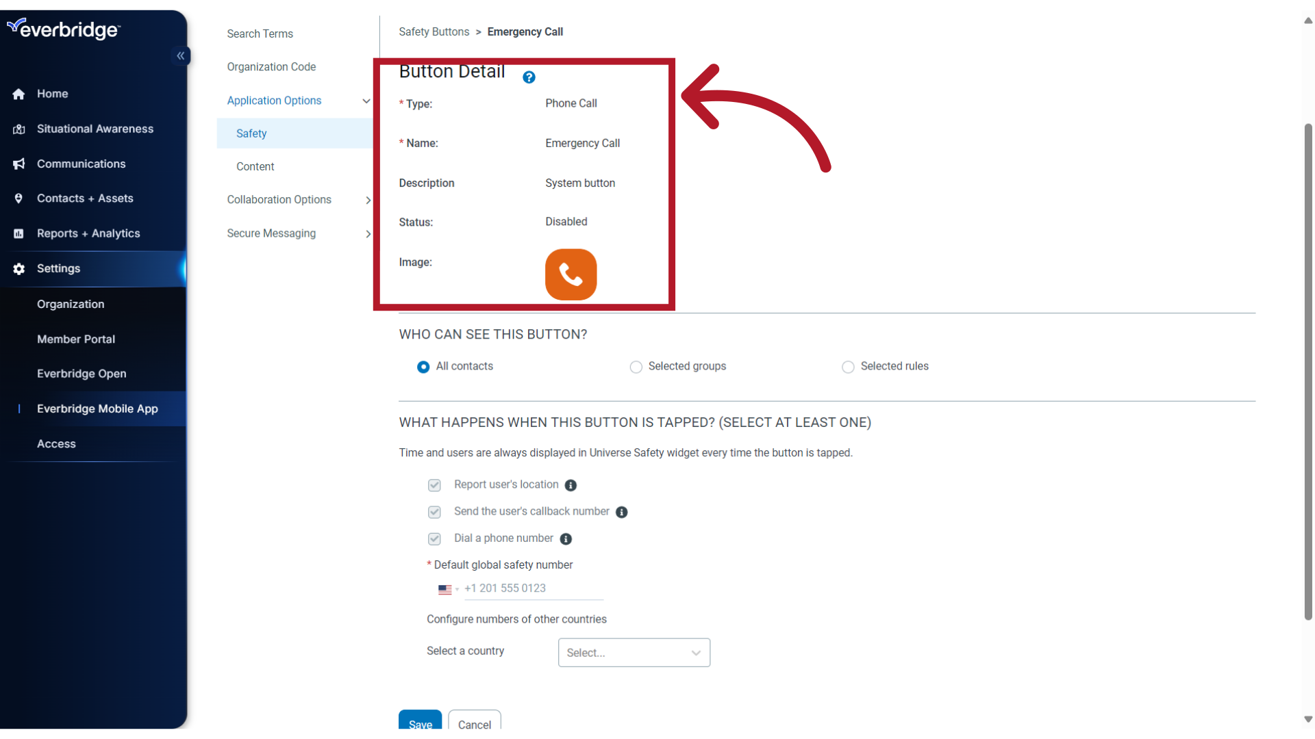 360™: Configuring Safety Buttons for the Everbridge Mobile App via the ...