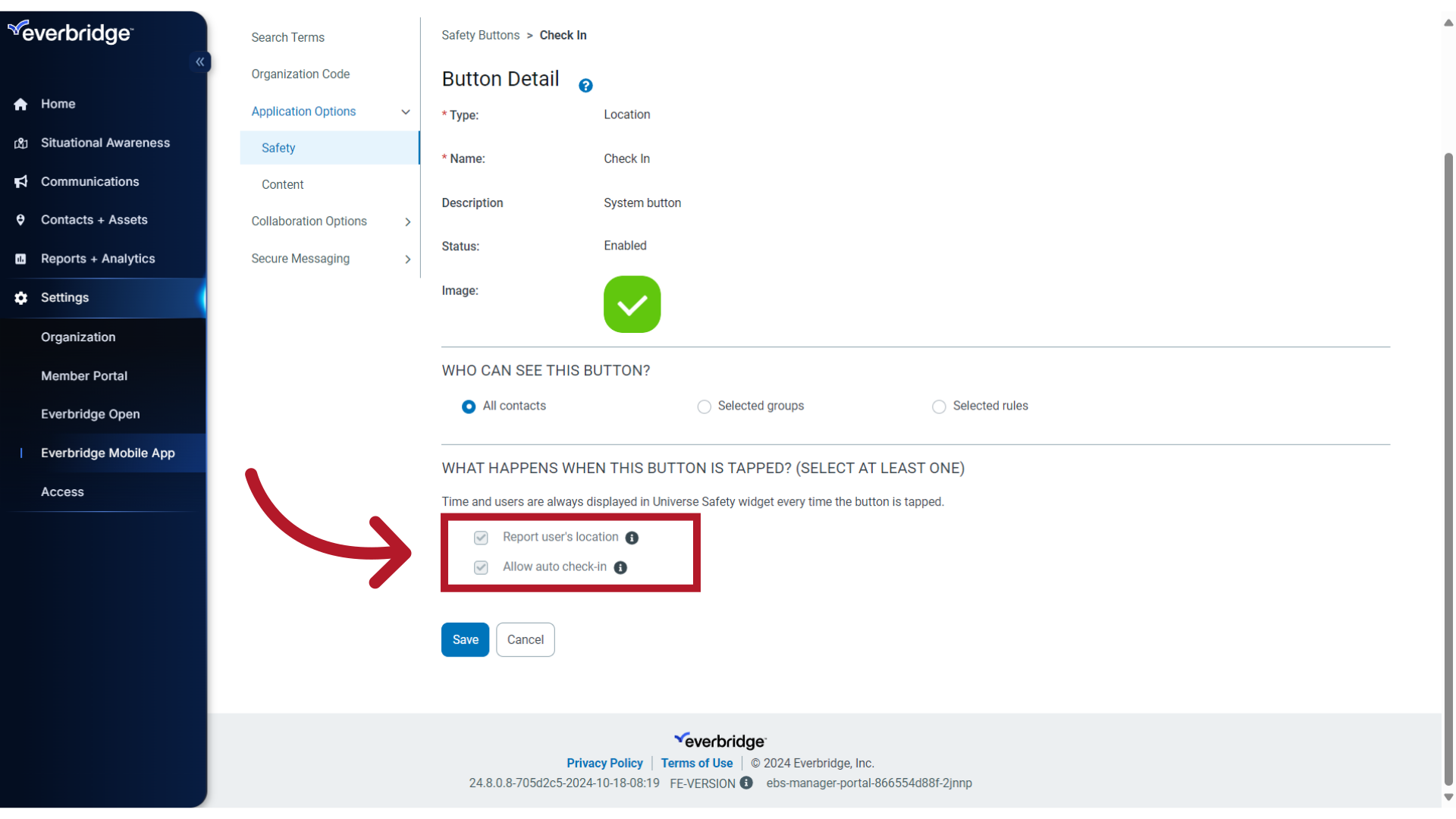 360™: Configuring Safety Buttons for the Everbridge Mobile App via the ...