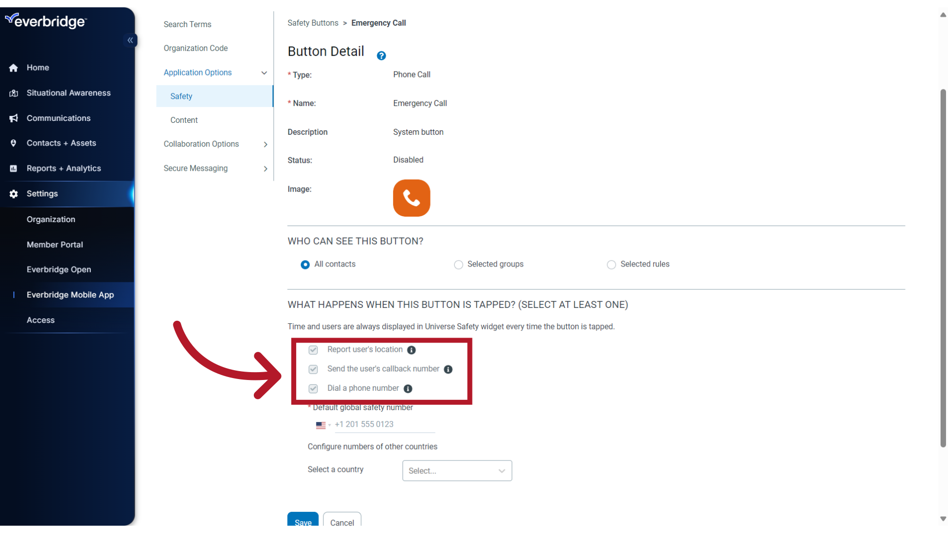360™: Configuring Safety Buttons for the Everbridge Mobile App via the ...