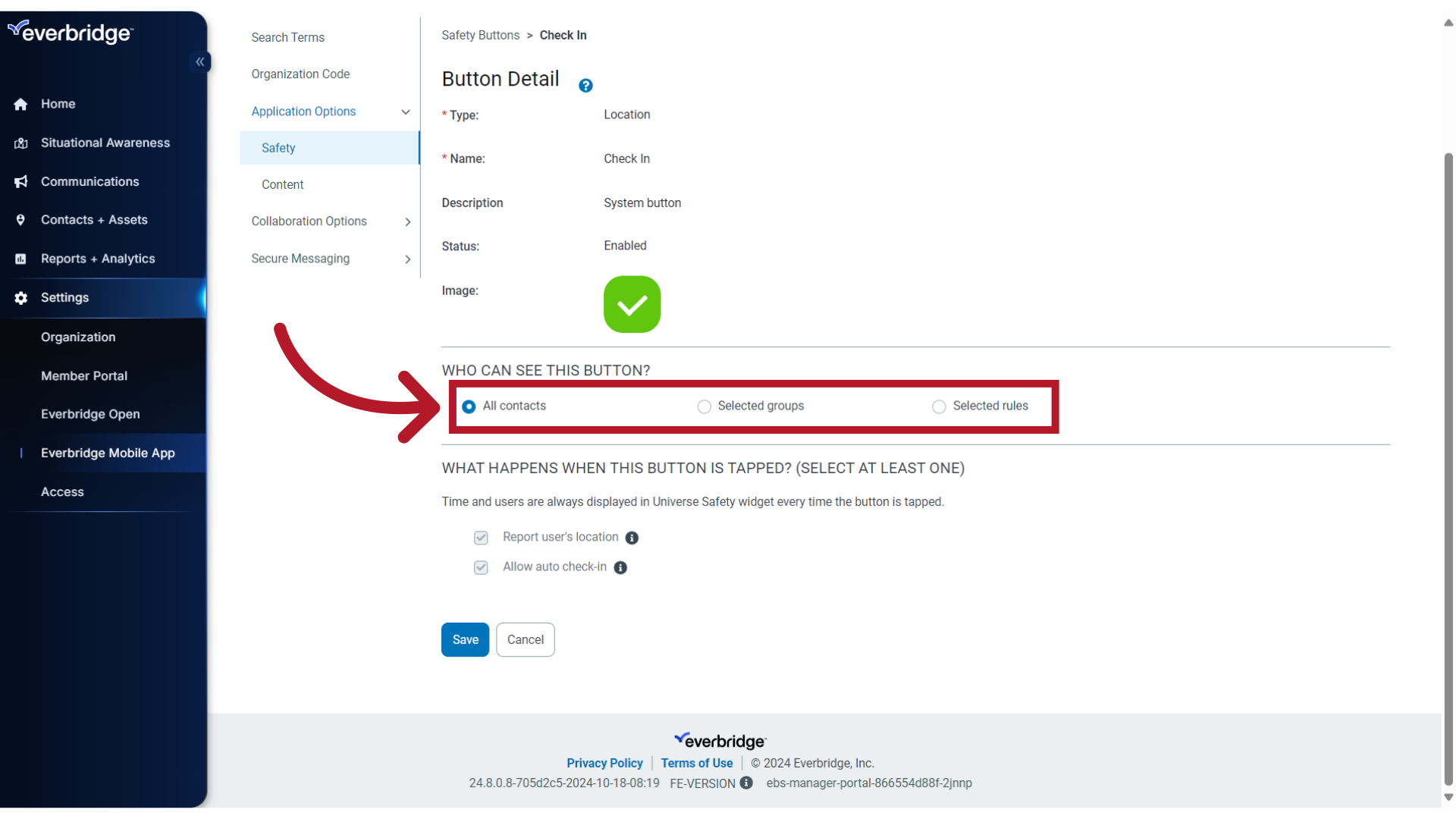 360™: Configuring Safety Buttons for the Everbridge Mobile App via the ...