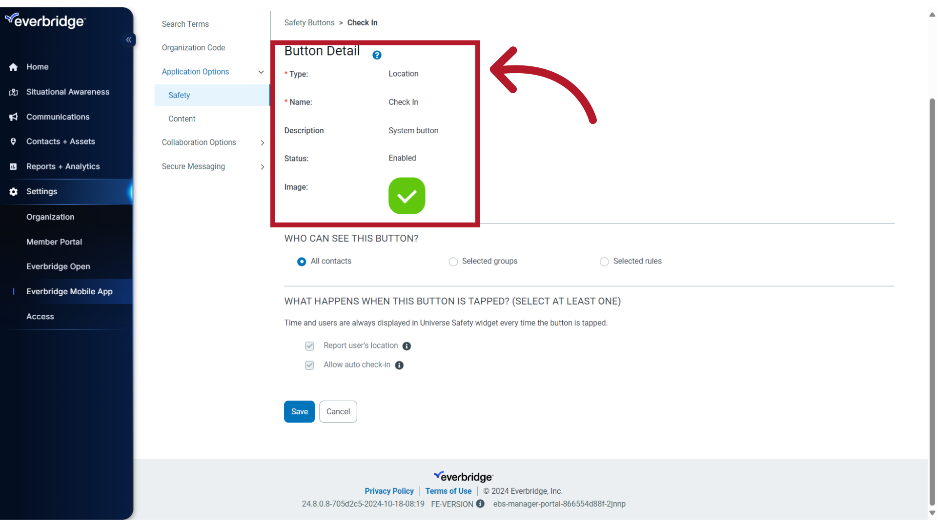 360™: Configuring Safety Buttons for the Everbridge Mobile App via the ...