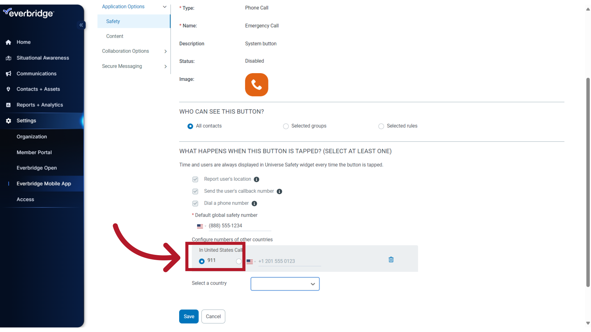 360™: Configuring Safety Buttons for the Everbridge Mobile App via the ...