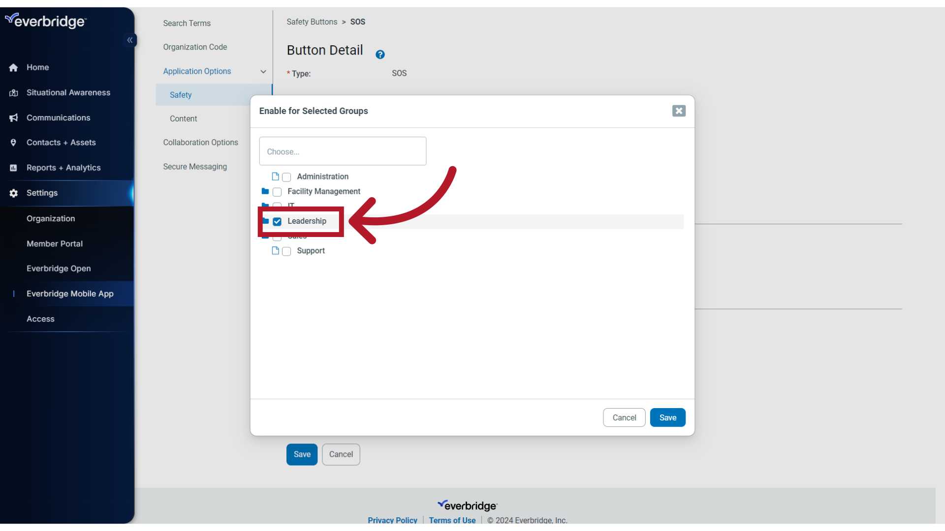 360™: Configuring Safety Buttons for the Everbridge Mobile App via the ...