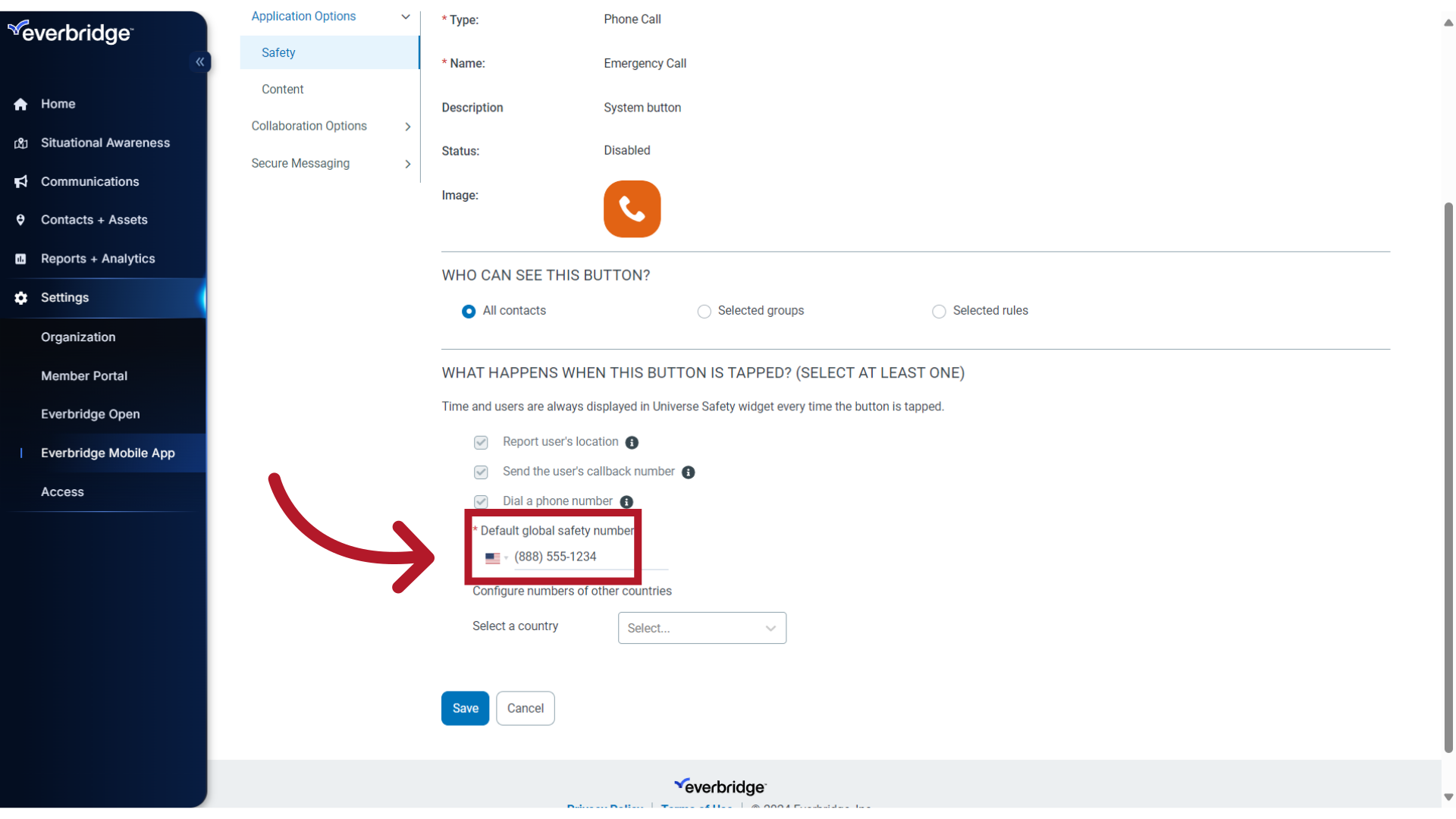 360™: Configuring Safety Buttons for the Everbridge Mobile App via the ...