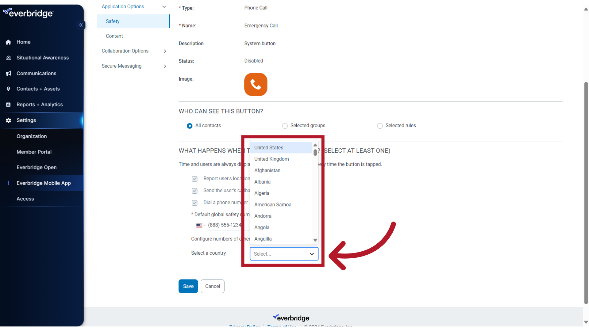 360™: Configuring Safety Buttons for the Everbridge Mobile App via the ...