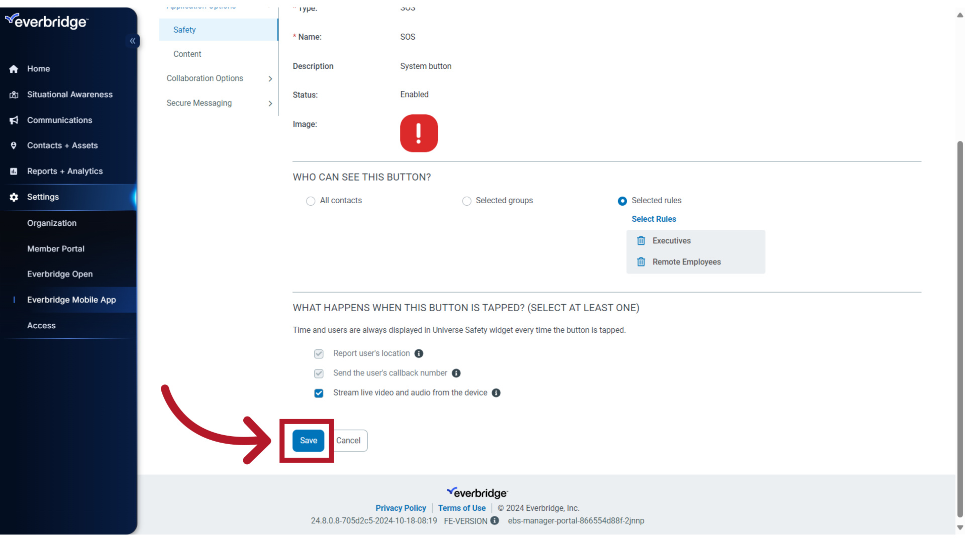 360™: Configuring Safety Buttons for the Everbridge Mobile App via the ...