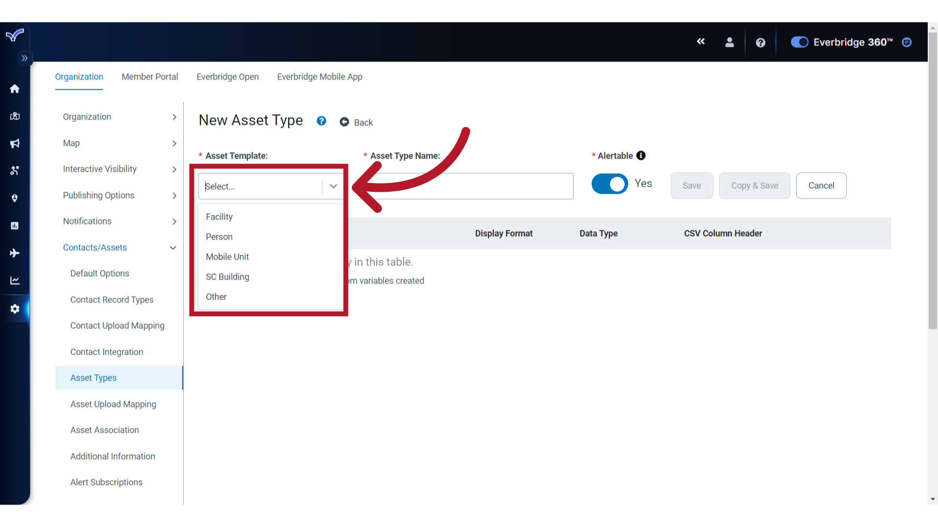 EBS: Configuring Asset Types – Everbridge