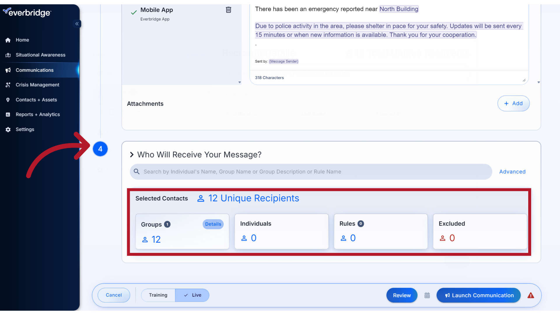 360™: How to Launch a Communication Using a Template – Everbridge