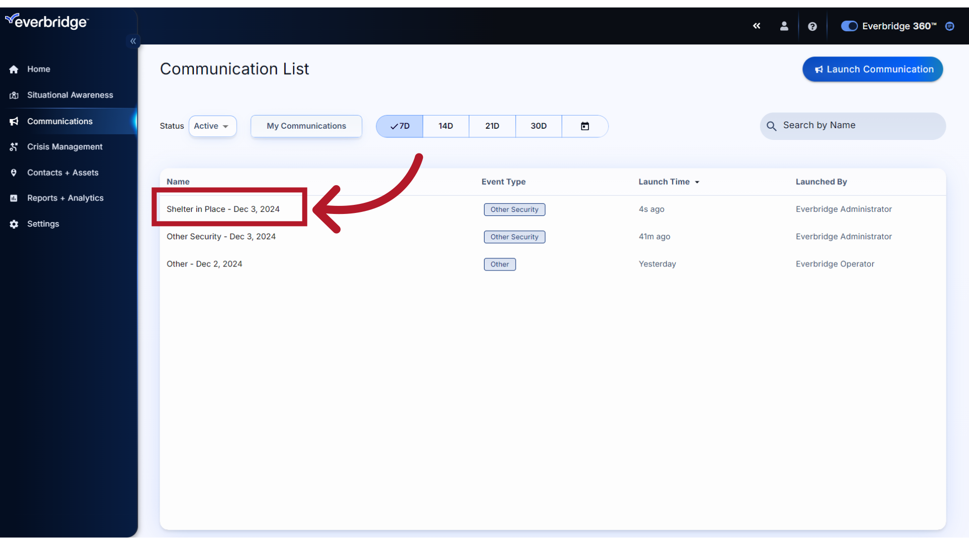 360™: How to Launch a Communication Using a Template – Everbridge
