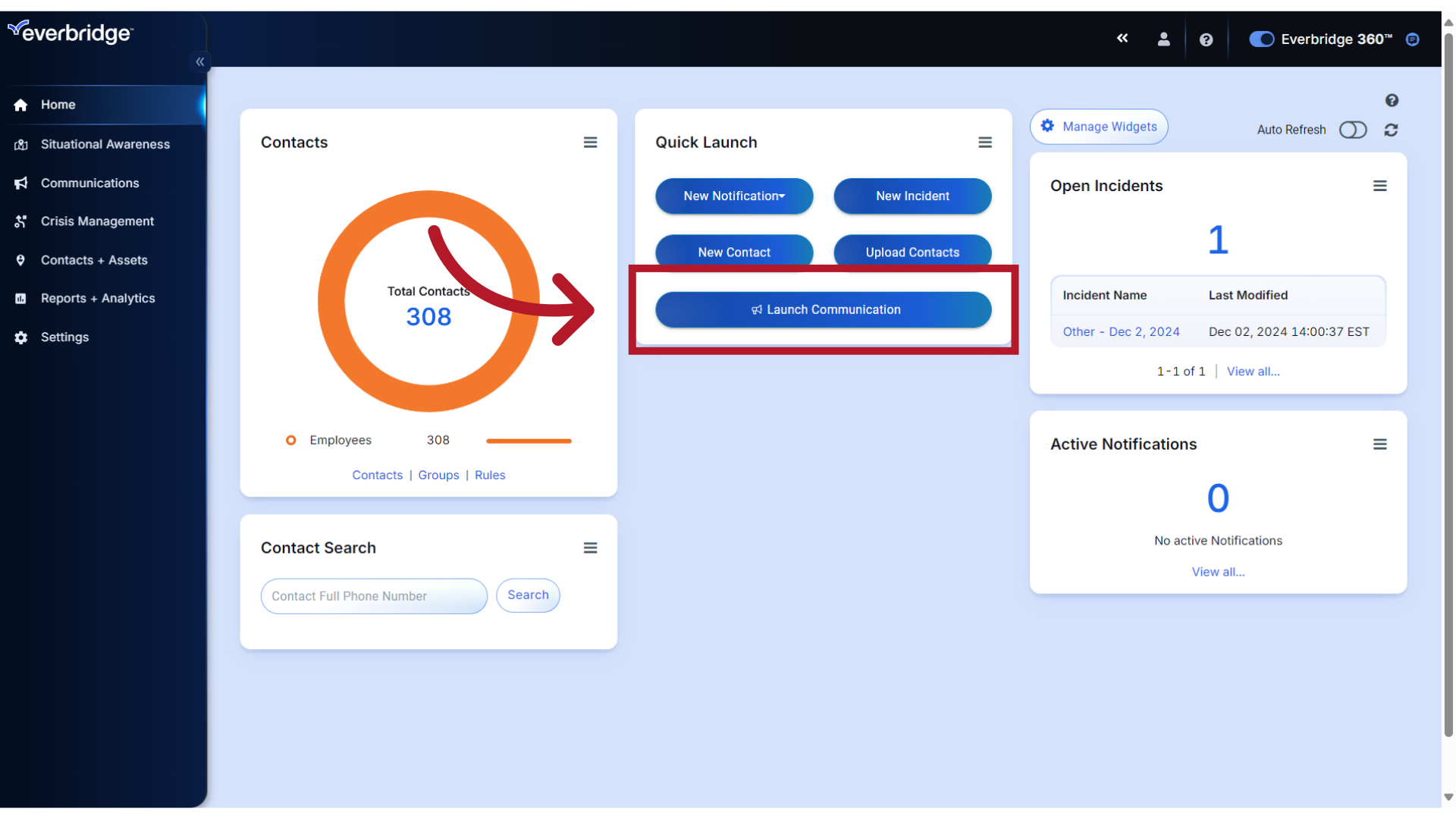 360™: How to Launch a Communication Using a Template – Everbridge