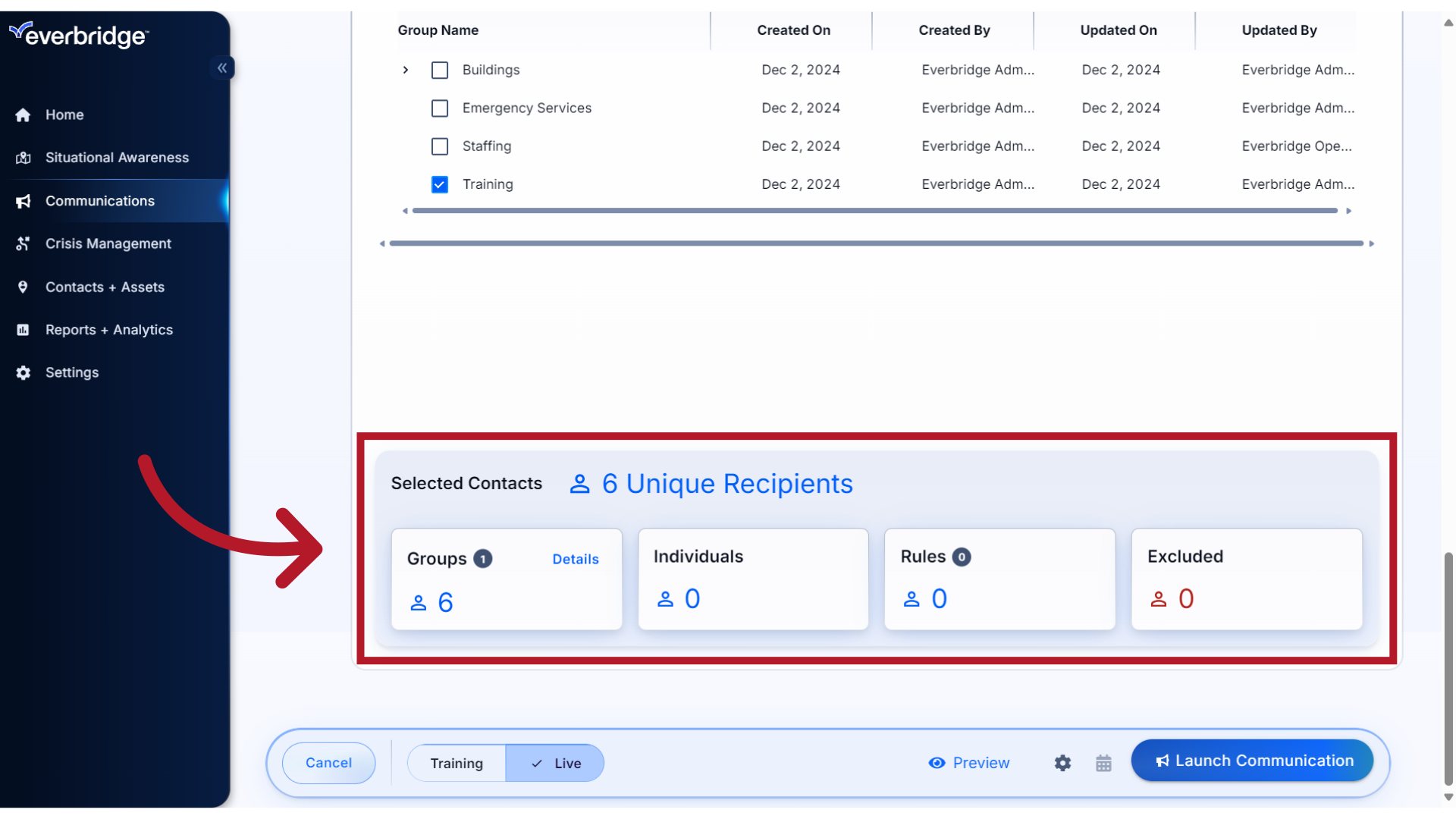360™: Launching a Communication – Everbridge