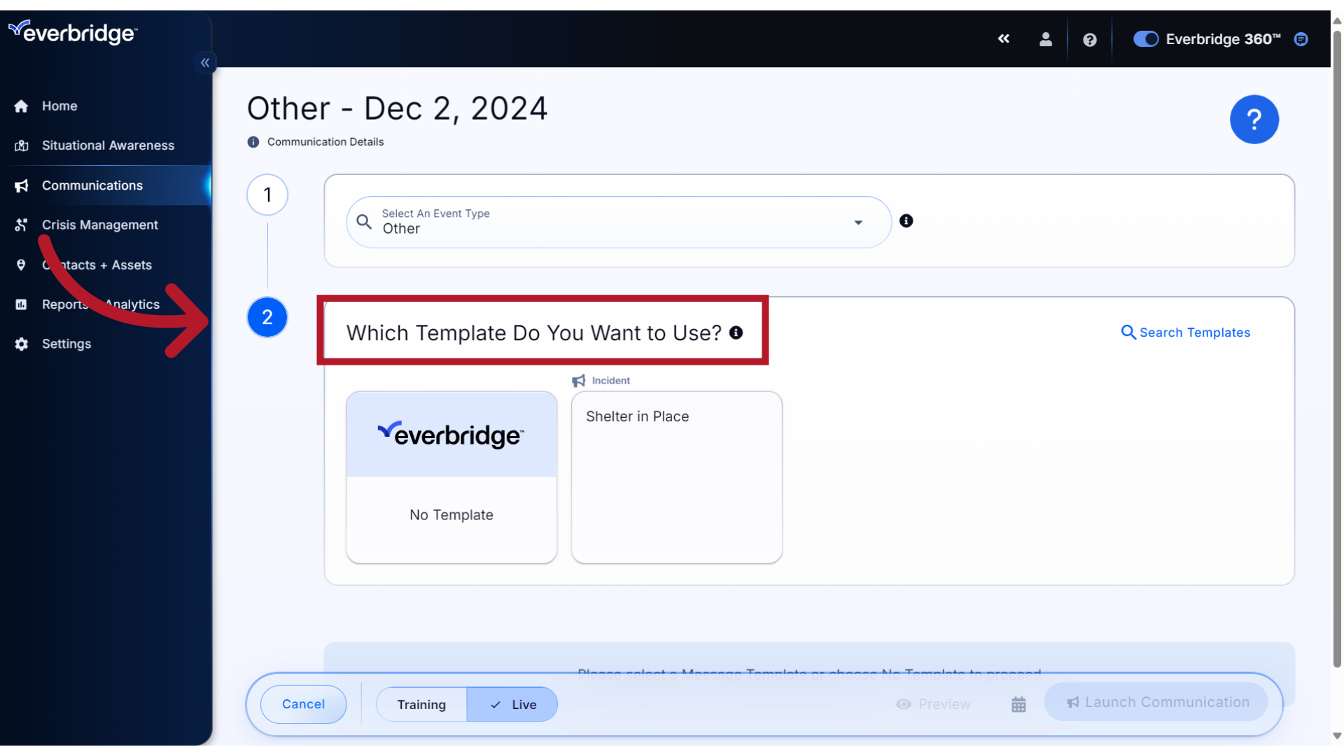 360™: Launching a Communication – Everbridge