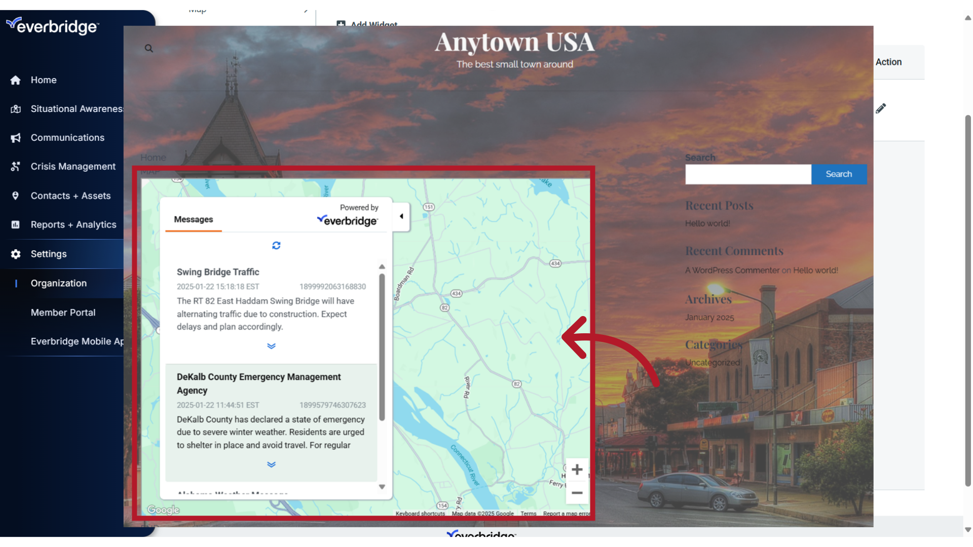EB360: Configuring an Everbridge Web Widget for Publishing ...