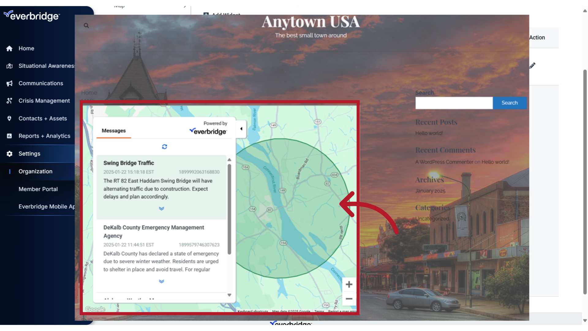 EB360: Configuring an Everbridge Web Widget for Publishing ...