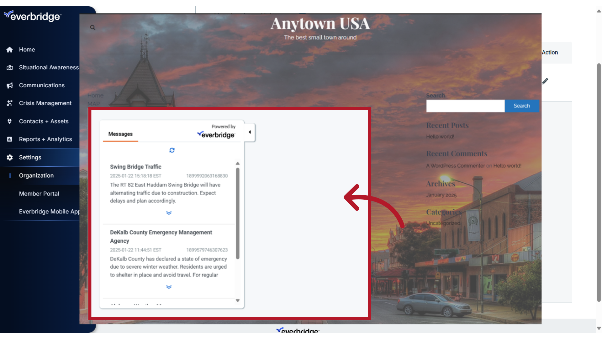 EB360: Configuring an Everbridge Web Widget for Publishing Notifications in Everbridge Suite ...