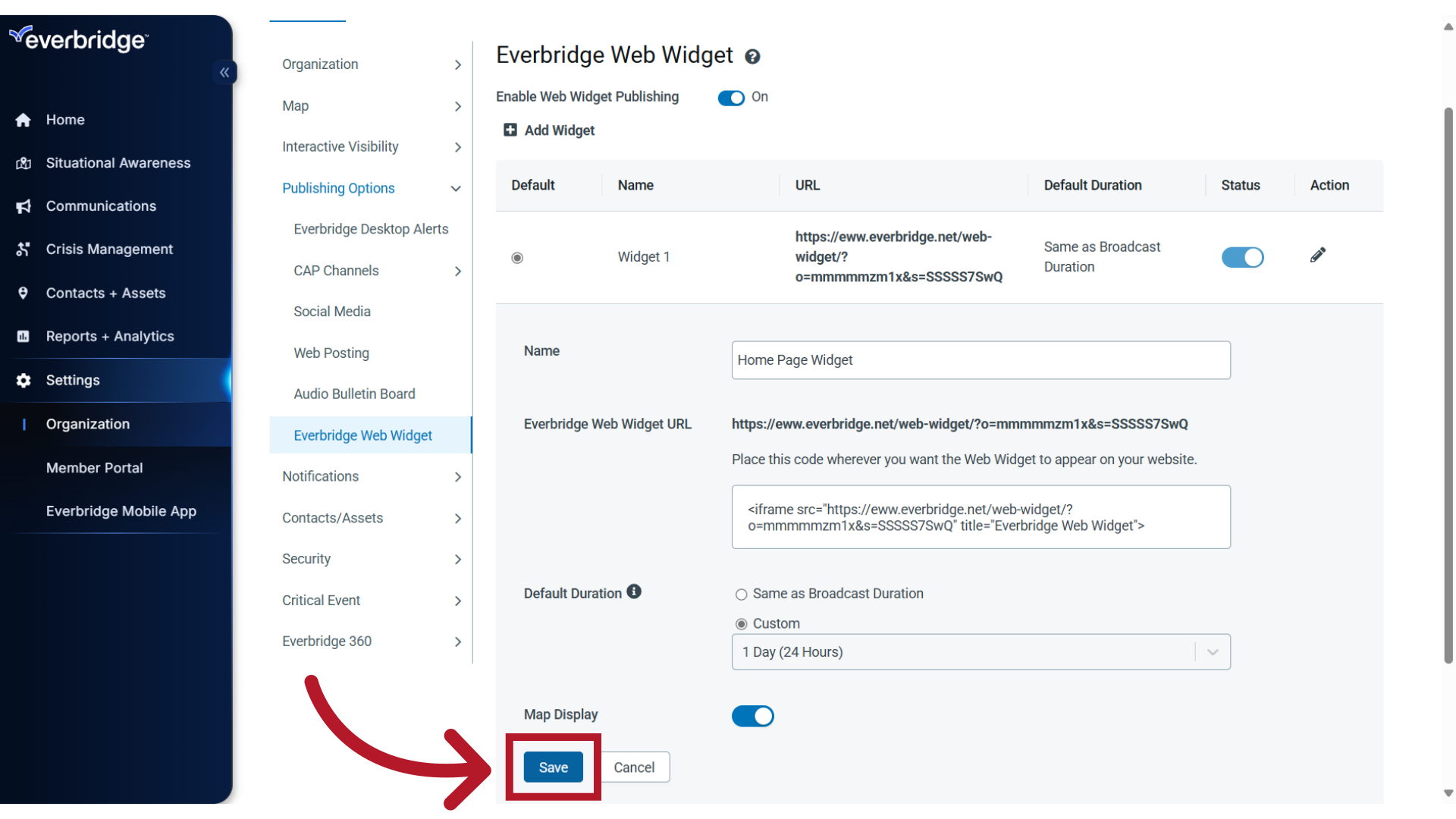 EB360: Configuring an Everbridge Web Widget for Publishing ...